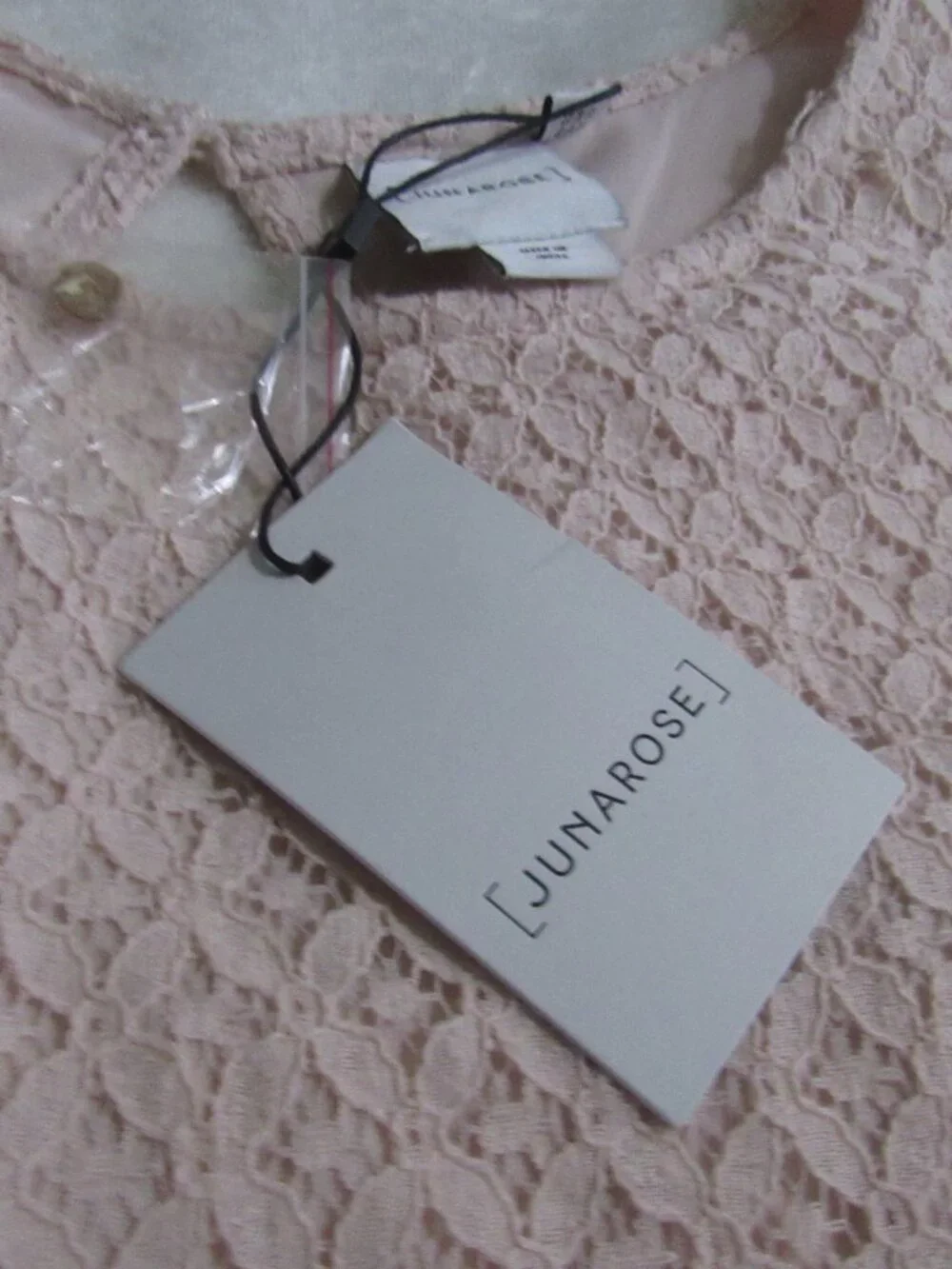 Junarose | Dresses | Junarose Peach Whip Eyelet Dress Size Us 22 | Poshmark